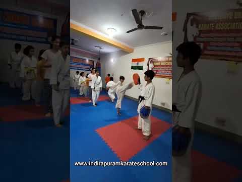 KARATE CLASSES | MARTIAL ARTS | FITNESS | INDIRAPURAM KARATE SCHOOL #trending #viral #ytshorts