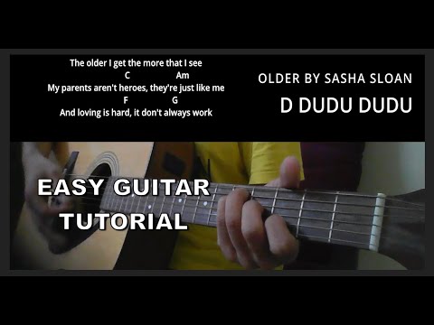 Sasha Sloan - Older Guitar Tutorial 🎶 Super Easy Chords! #shorts #LearnGuitar #MusicTutorial