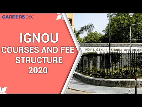 IGNOU Courses and Fee Structure 2020