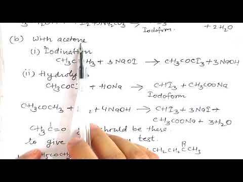 POLYHALOGEN COMPOUNDS IODOFORM|IODOFORM TEST FOR ALCOHOLS, ALDEHYDES, KETONES| IODOFORM REACTION