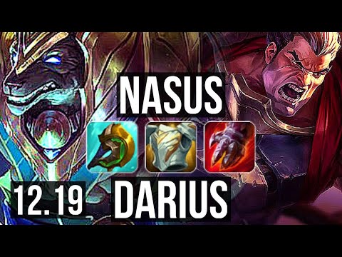 NASUS vs DARIUS (TOP) | 7/0/8, 800+ games, 1.3M mastery, Godlike | EUW Diamond | 12.19
