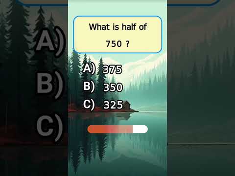 Calculate 750 / 2 || Maths Quiz || IQ Test Quiz || #shorts #quiz #maths