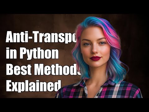 How to Perform Anti-Transpose in Python: Best Methods Explained