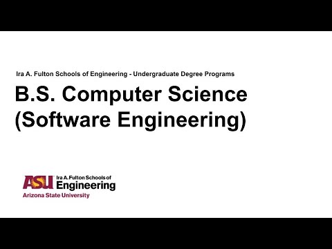 Fulton Schools Degree Webinar: Computer Science (Software Engineering)