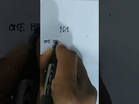how to write number 161 (Day-161)(10-06-22) #shortvideo