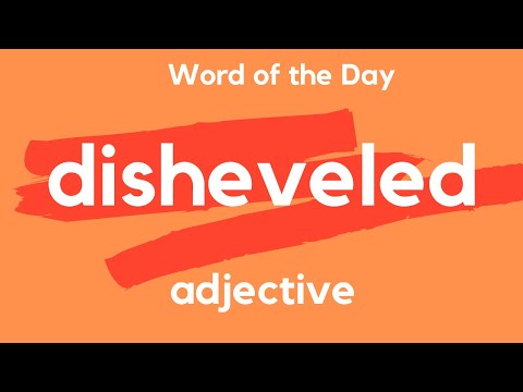 What does DISHEVELED mean?