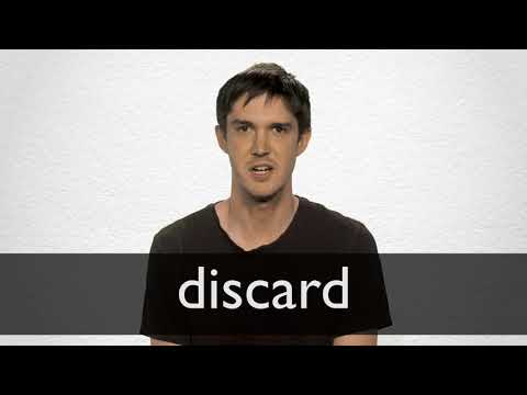 How to pronounce DISCARD in British English