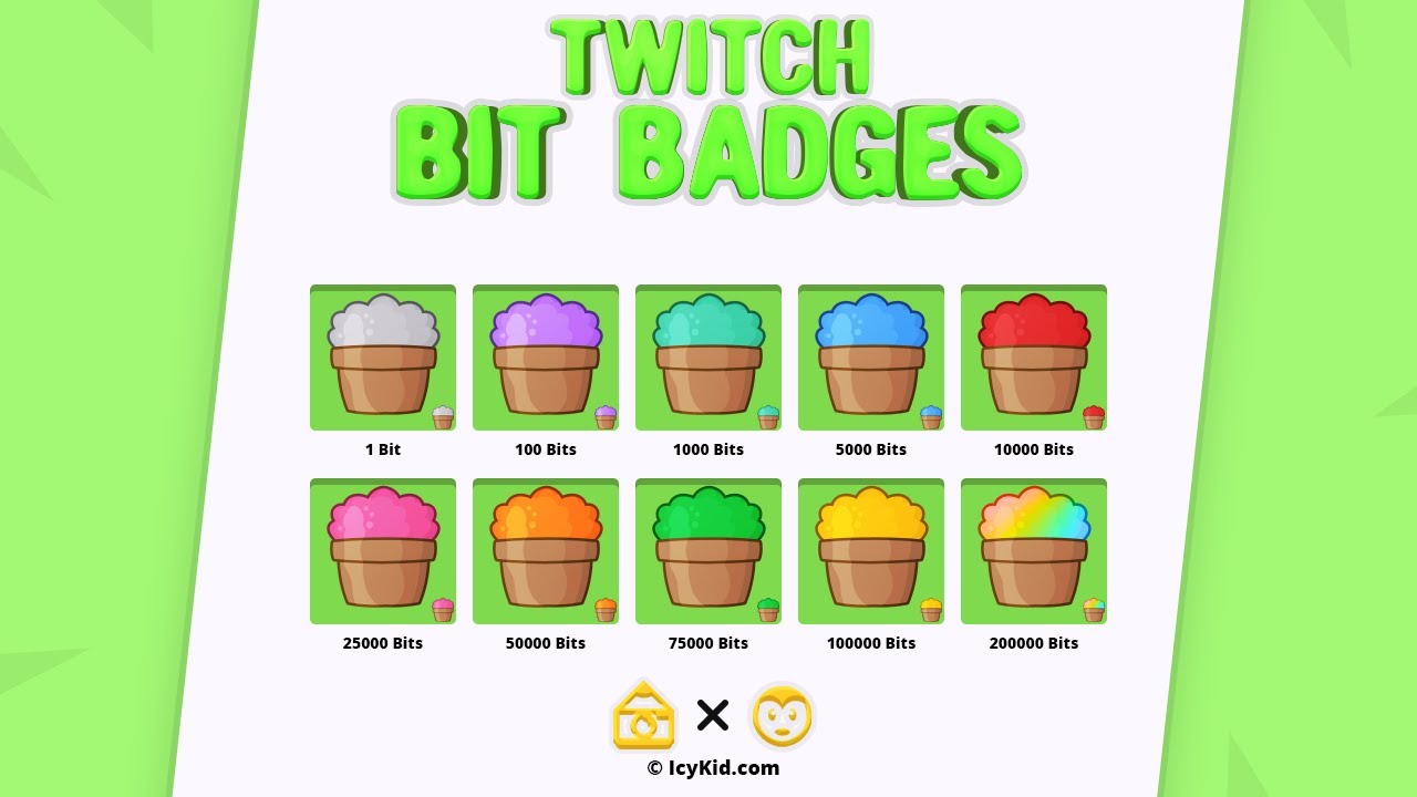 Premium Bit Badges - Pot Plant Premium Bit - PSD - Premium Download