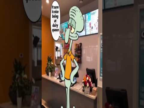 Squidward goes to Dairy Queen