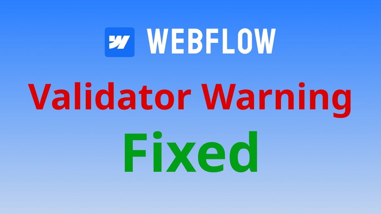Webflow Lang Attribute Warning Fixed