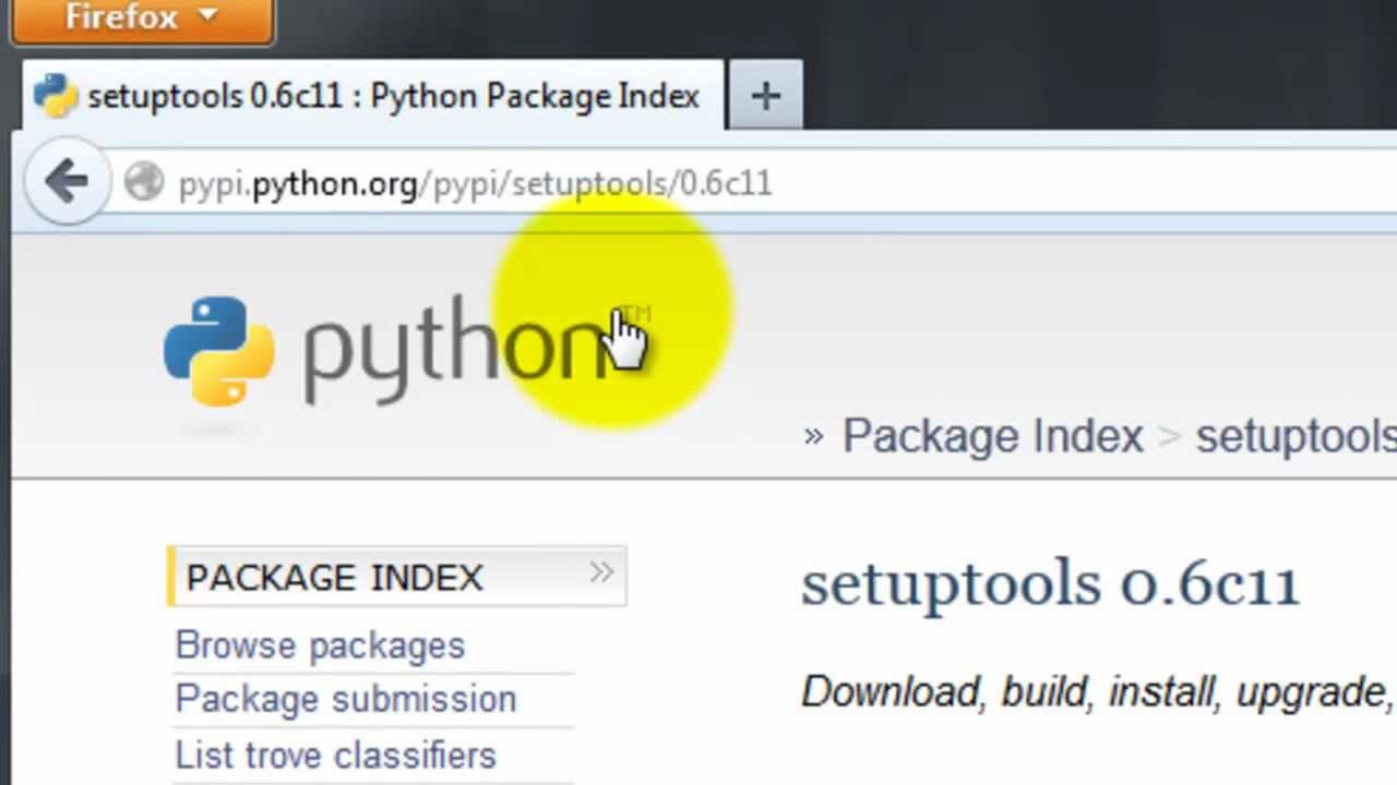 Installing SetupTools/easy_install