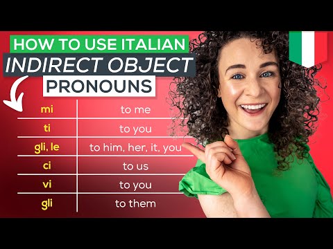 How to use Italian Indirect Object Pronouns (FREE PDF Cheat-Sheet๐)