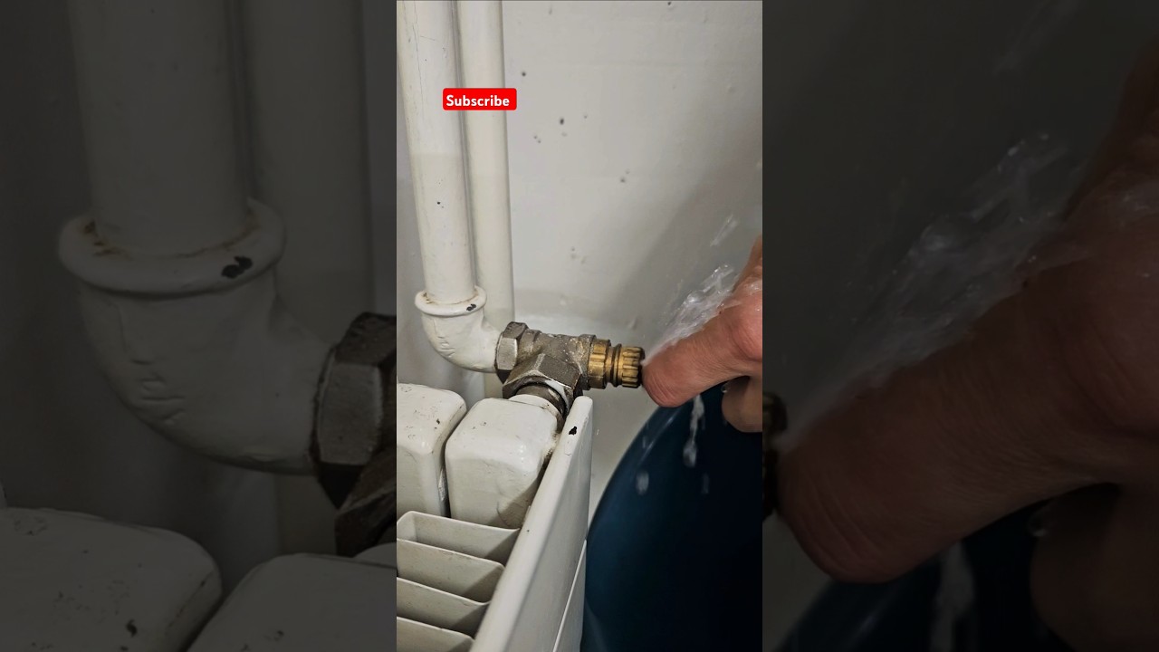 How to unblock your radiator valve#danfossvalve#unblockyourheating