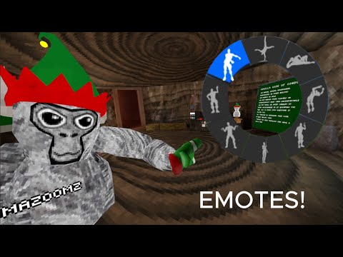I Surprised my friend With FORTNITE Emotes in GORILLA TAG!!!