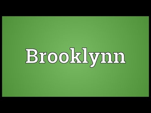 Brooklynn Meaning