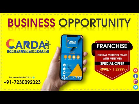 Digital Visiting Card Franchise
