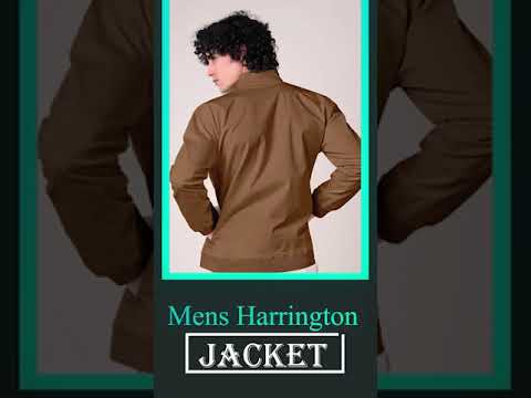 Classic style meets modern comfort with our Men’s Harrington Jacket! 🌟| Enorsia