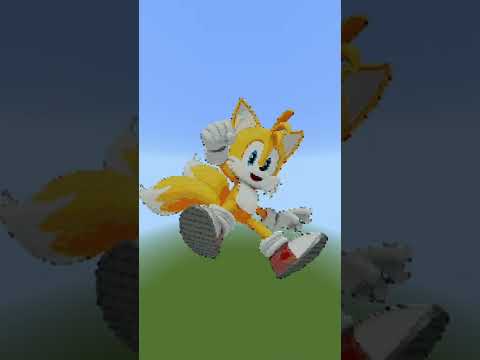 best pixel art sonic friends #shorts #minecraft