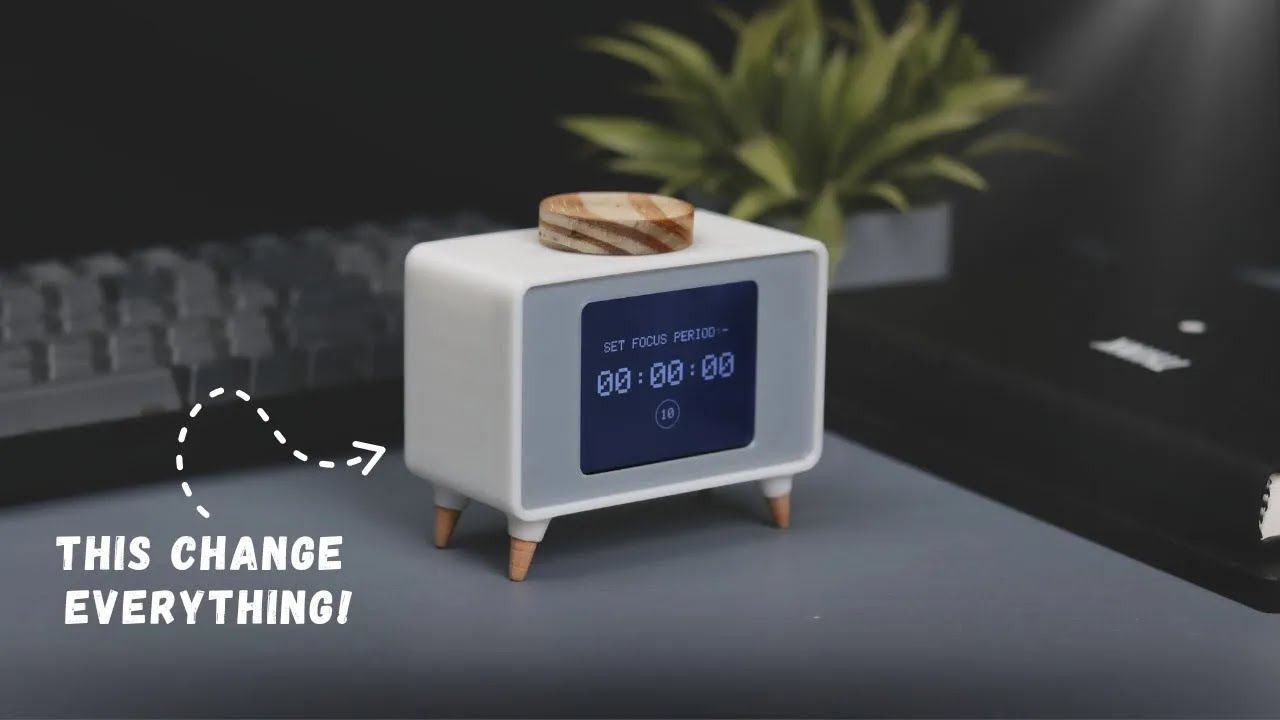 Building a 3D Printed Cute Little Pomodoro Timer | Tiny TV