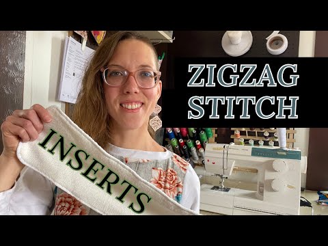 How to Sew Adult Cloth Diaper Inserts: Part 2 Zigzag Stitch