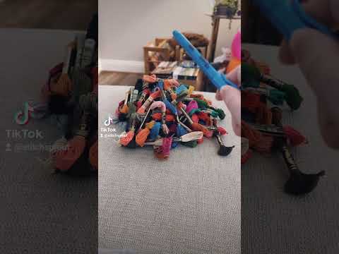 Magical Floss Bobbin Winding Spell! - (Flosstube)