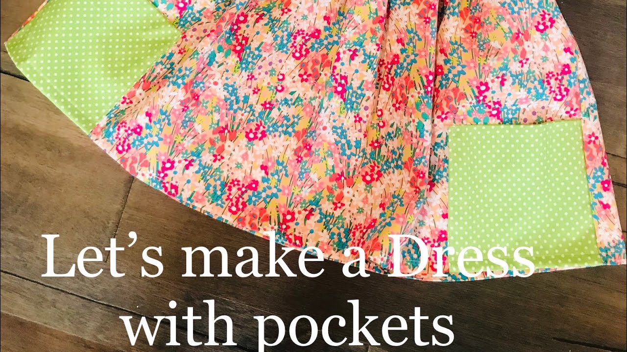 Kids Pocket Dress ( Little Lizard King Pattern) Mackinac Island Pattern