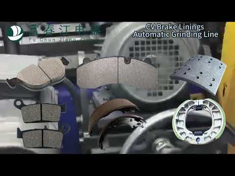 CV Brake Linings Automatic Grinding Line -Warning Line Grinding