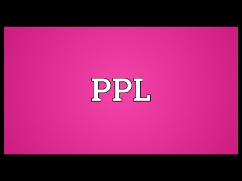 PPL Meaning