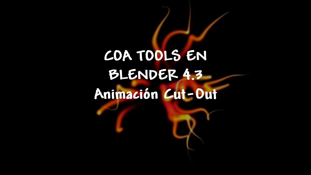 Tutorial Animacion cut out parte 01 Blender 4.3 Coa tools