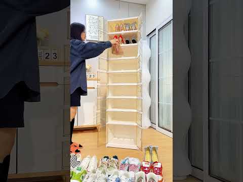 Foldable Shoe Cabinet No Installation Needed #satisfying #short