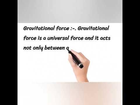 Gravitational Force