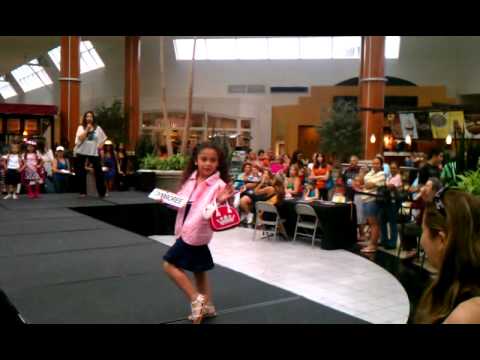 Mylena Barrios modeling for Gymboree store.