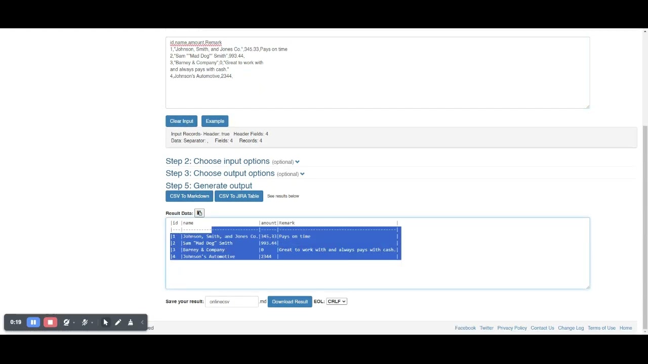 CSV To Markdown Converter | How to Convert CSV to Markdown Table