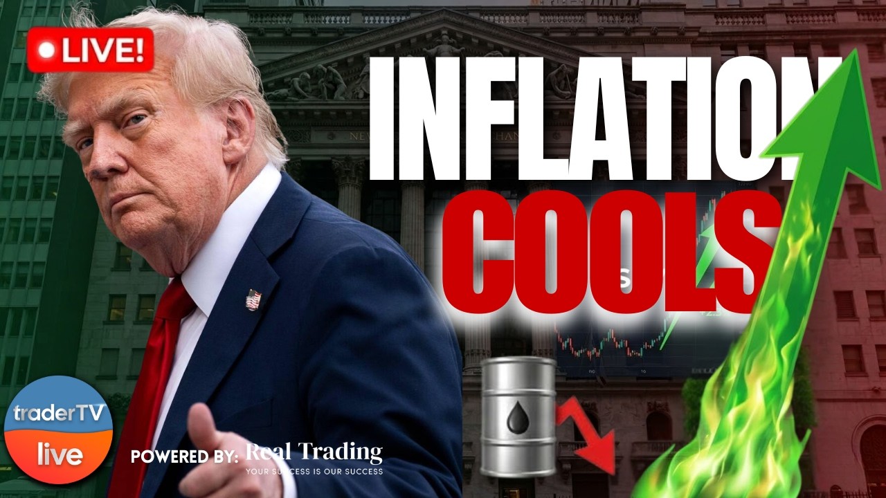 Stocks Rip on Iran Deal Hopes 🚀 Cool PPI Boosts $SPY, Oil Drops | Stock Market Live