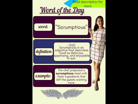Have You Ever Tried Something #scrumptious ? - #wordoftheday by @mentoringangels