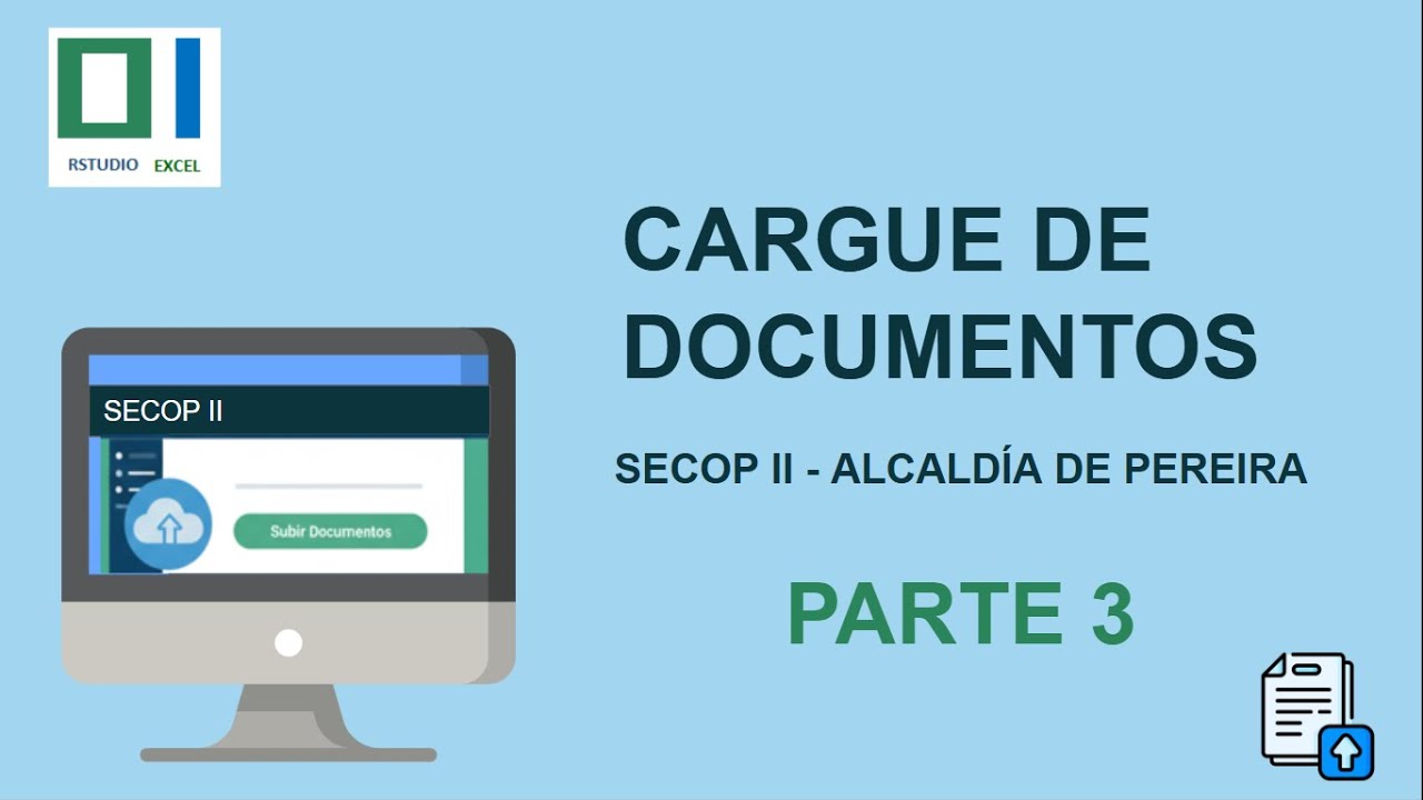 Uploading documents to SECOP II Part 3