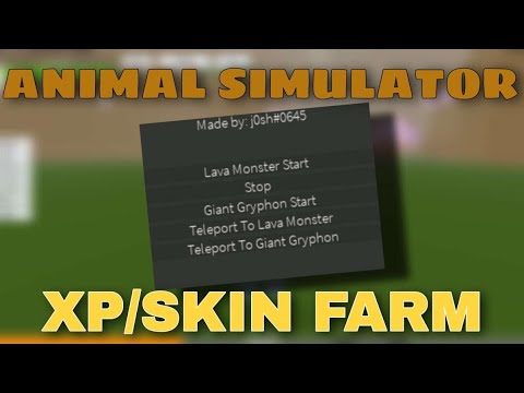 Roblox Animal Simulator Skin / XP Autofarm Script (OPEN SOURCE)