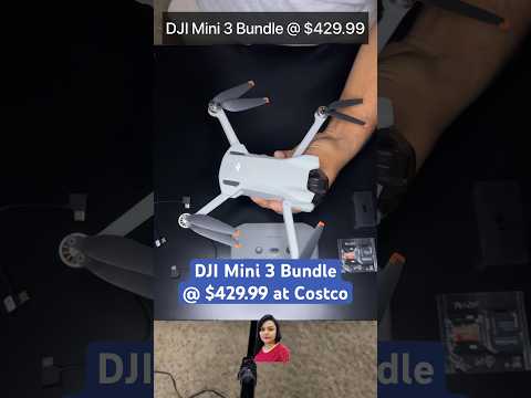 DJI Mini 3 unboxing Drone Bundle at $429.99 at Costco #ytshorts #youtubeshorts #shorts #viral vlog