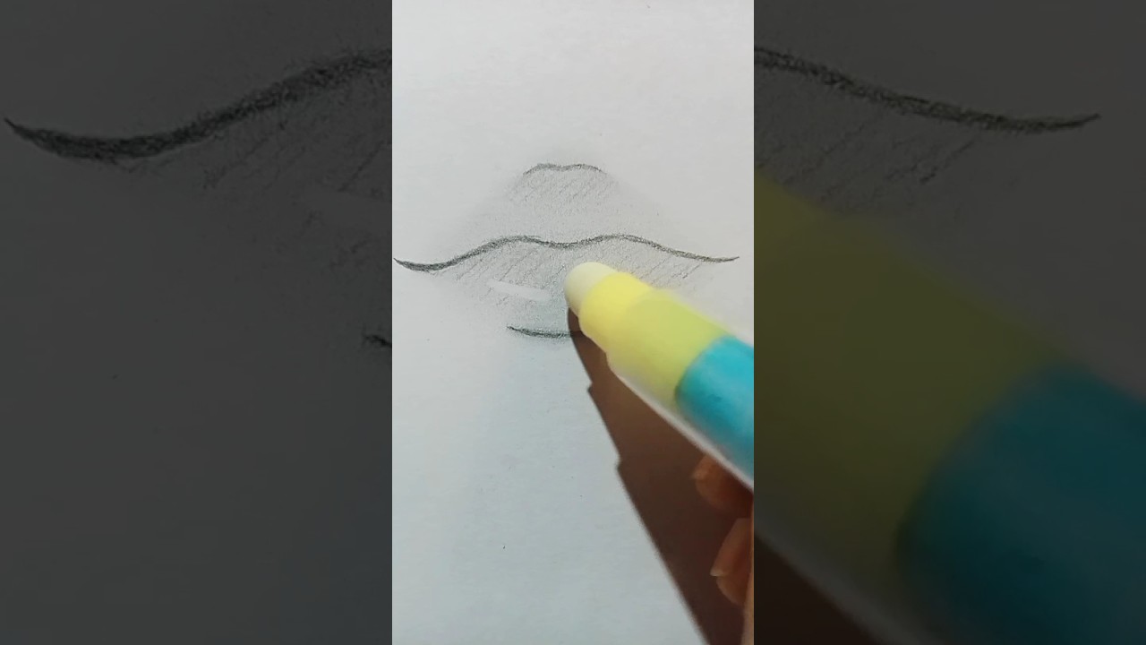 Easy Lips Tutorial For Beginners | Anime Lips Drawing | Subscribe For More | #shorts #art #anime