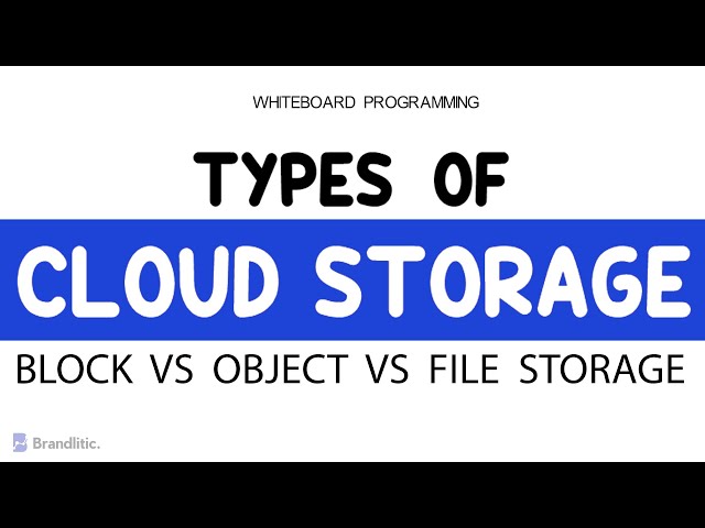 Understanding Cloud Storage: Block, Object, and File Storage Explained ...