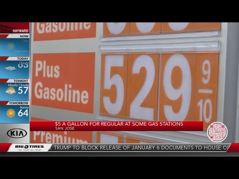 $5 a gallon for regular at some Bay Area gas stations