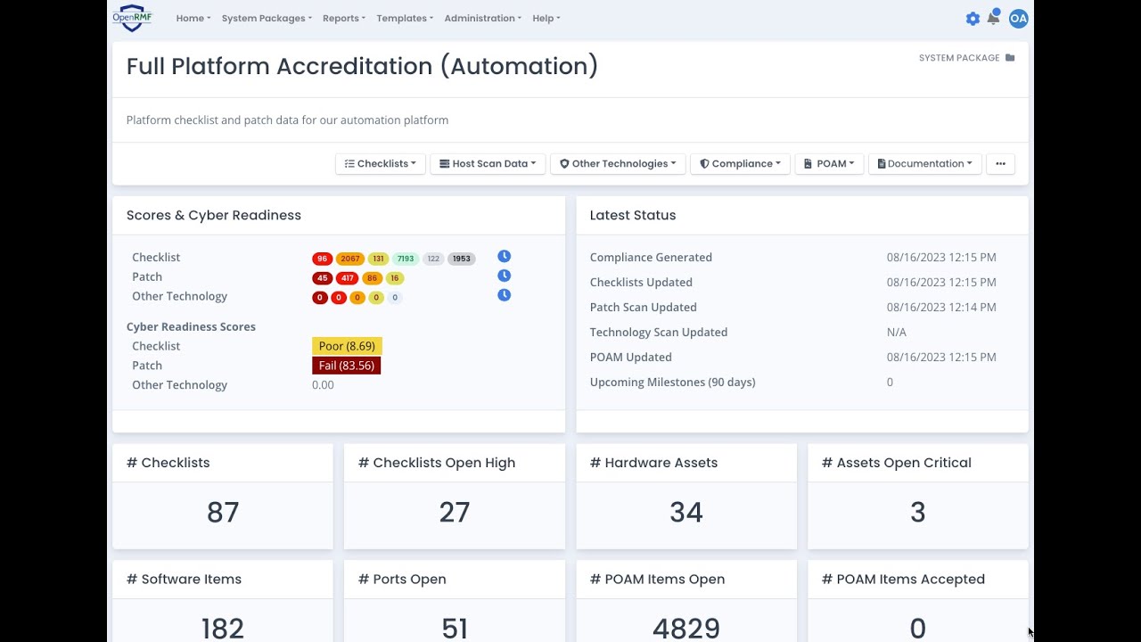 Soteria Software's OpenRMF Professional = Chaos to Structure in Minutes