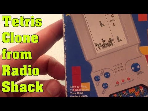 LCD Stack Challenge from Radio Shack - Handheld Tetris Clone