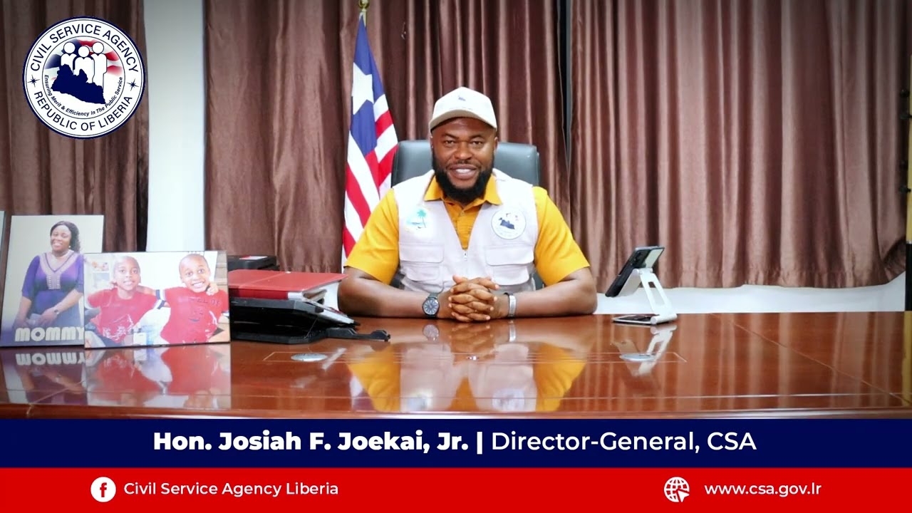 Special Message on the ESRP by Hon Josiah Joekai CSA Director General