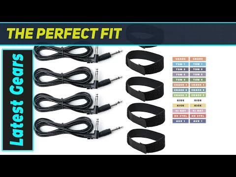 Silverline 4 Cable Kit: The Essential Alesis Strike Multipad Trigger Connection