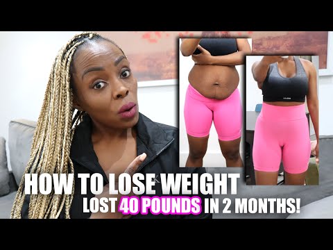 HOW TO LOSE WEIGHT FAST! 40 Pounds In 2 MONTHS! (GETTING STARTED)