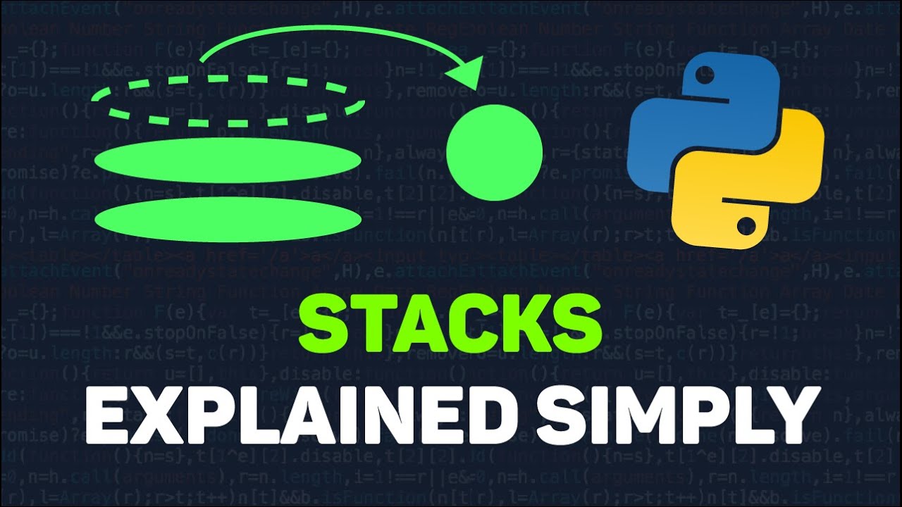 Stacks in Python Tutorial - Data Structures for Coding Interviews