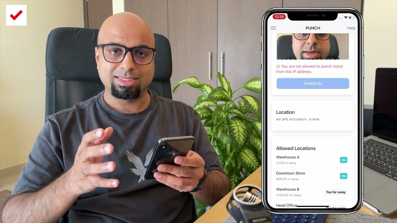 ClockIt - How to clock in clock out using the mobile app for iOS and Android