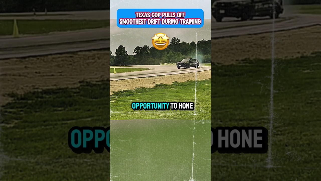 Texas Cop Pulls Off Smoothest Drift During Training