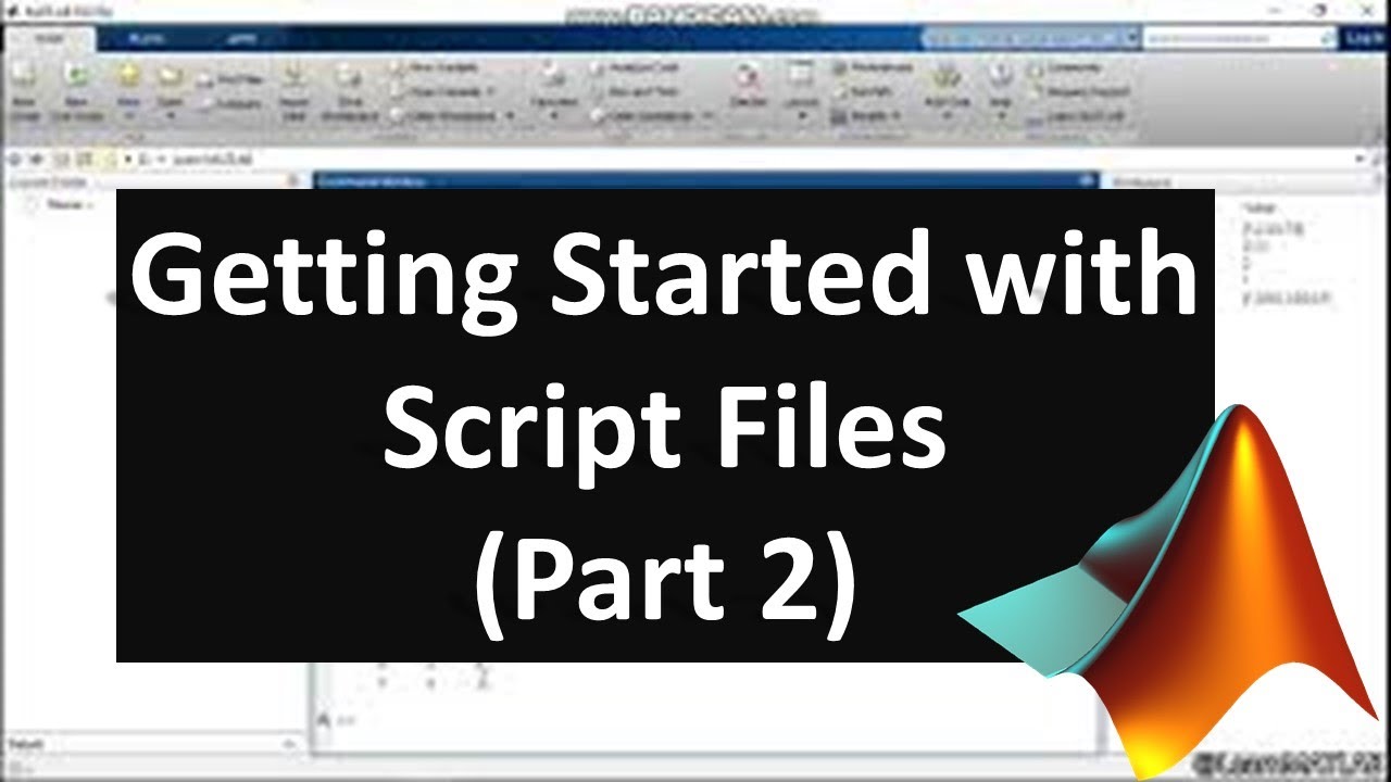 Getting Started with Script Files (Part 2) | Introduction to MATLAB | Chapter 5
